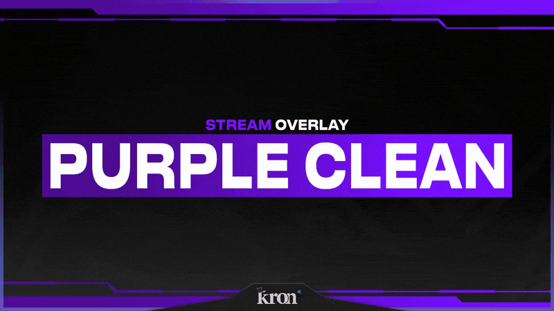 Purple Clean Overlay Animado – byKron