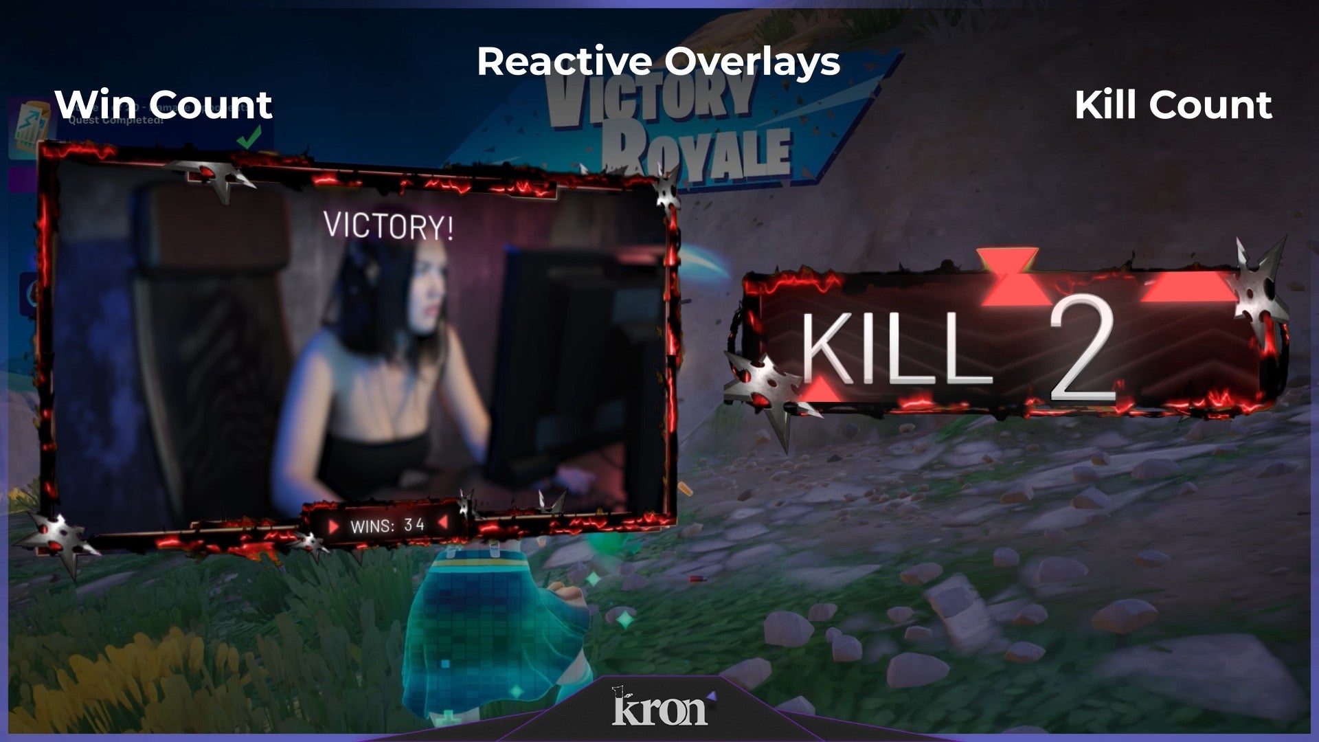 Red Ninja Reactive Overlay – byKron